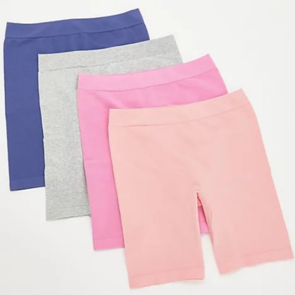 Breezies Intimates And Sleepwear Breezies Set Of 4 Seamless Cotton
